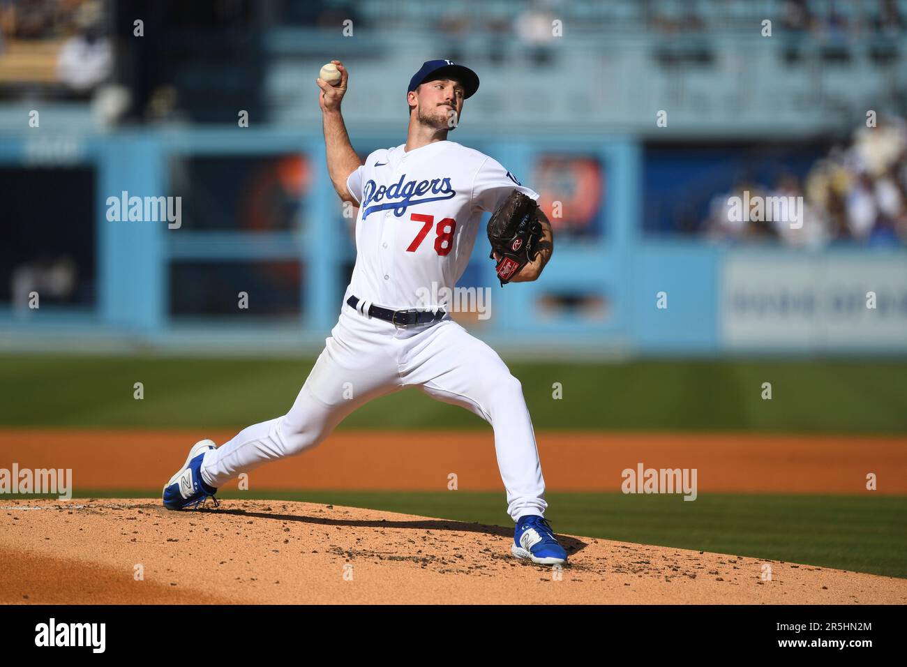 LOS ANGELES, CA - JUNE 03: Los Angeles Dodgers pitcher Michael Grove ...