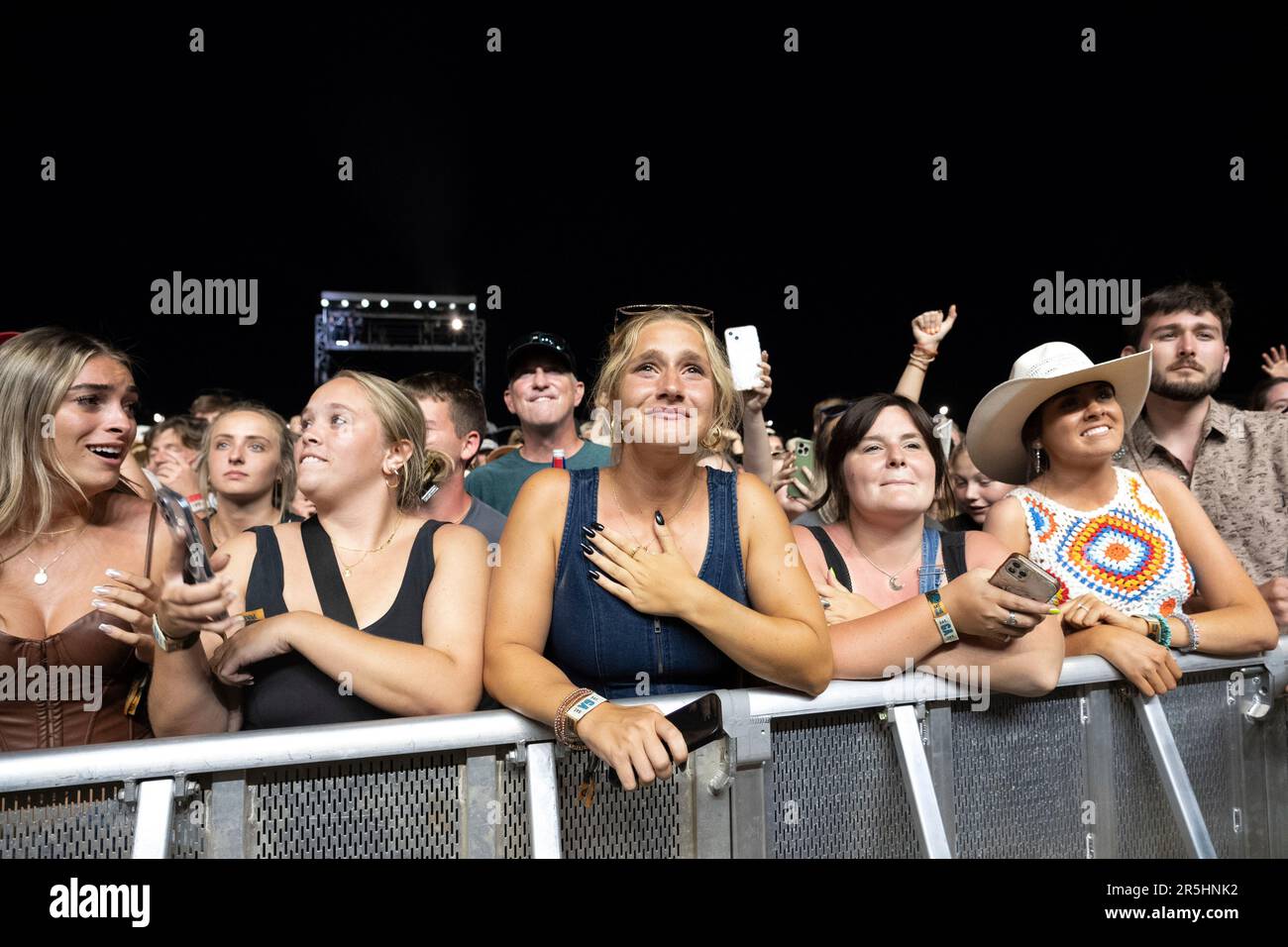 Festivalgoers are seen at Railbird Music Festival on Saturday, June 3 ...