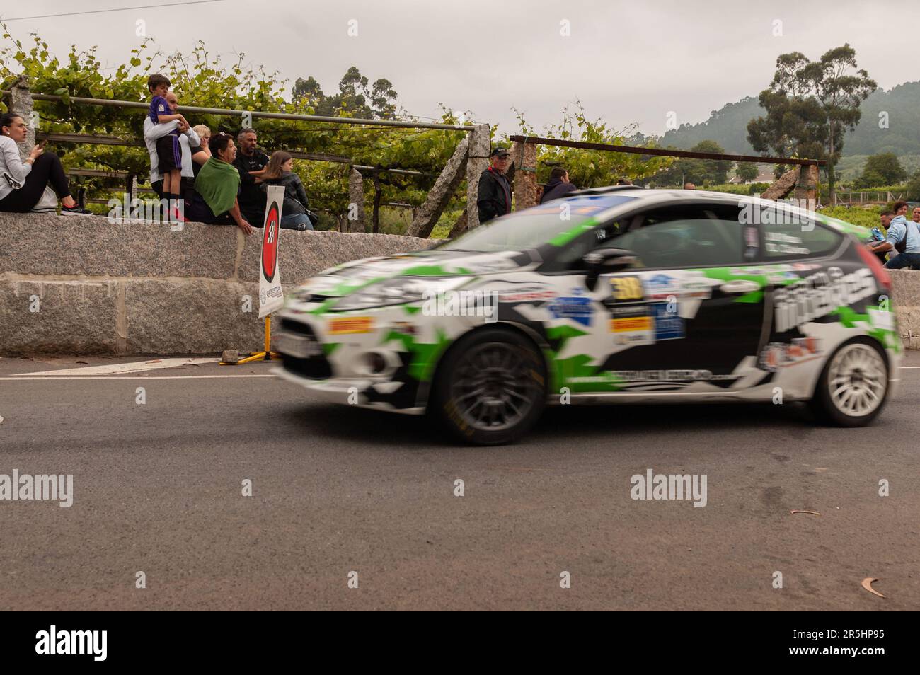 Pontevedra, Spain. Jun, 3rd 2023. The cars that have managed to finish ...