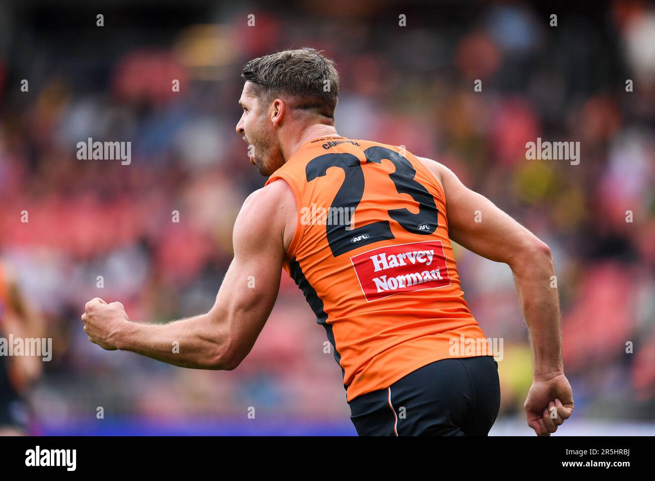 Sydney, Australia. 04th June, 2023. Jesse Hogan of the GWS Giants ...