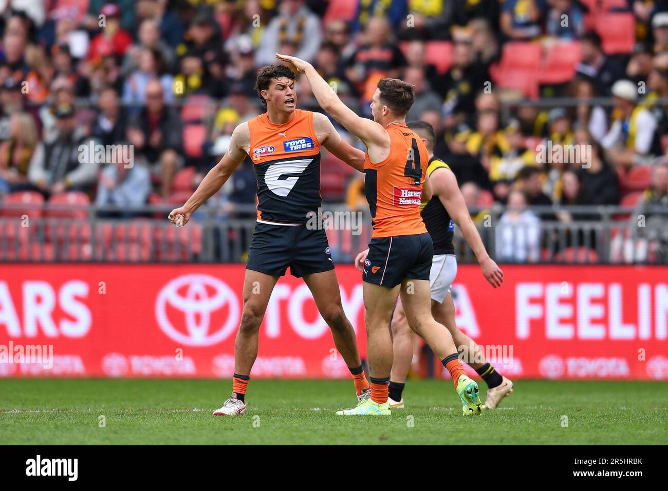 Sydney, Australia. 04th June, 2023. Finn Callaghan of the GWS Giants ...