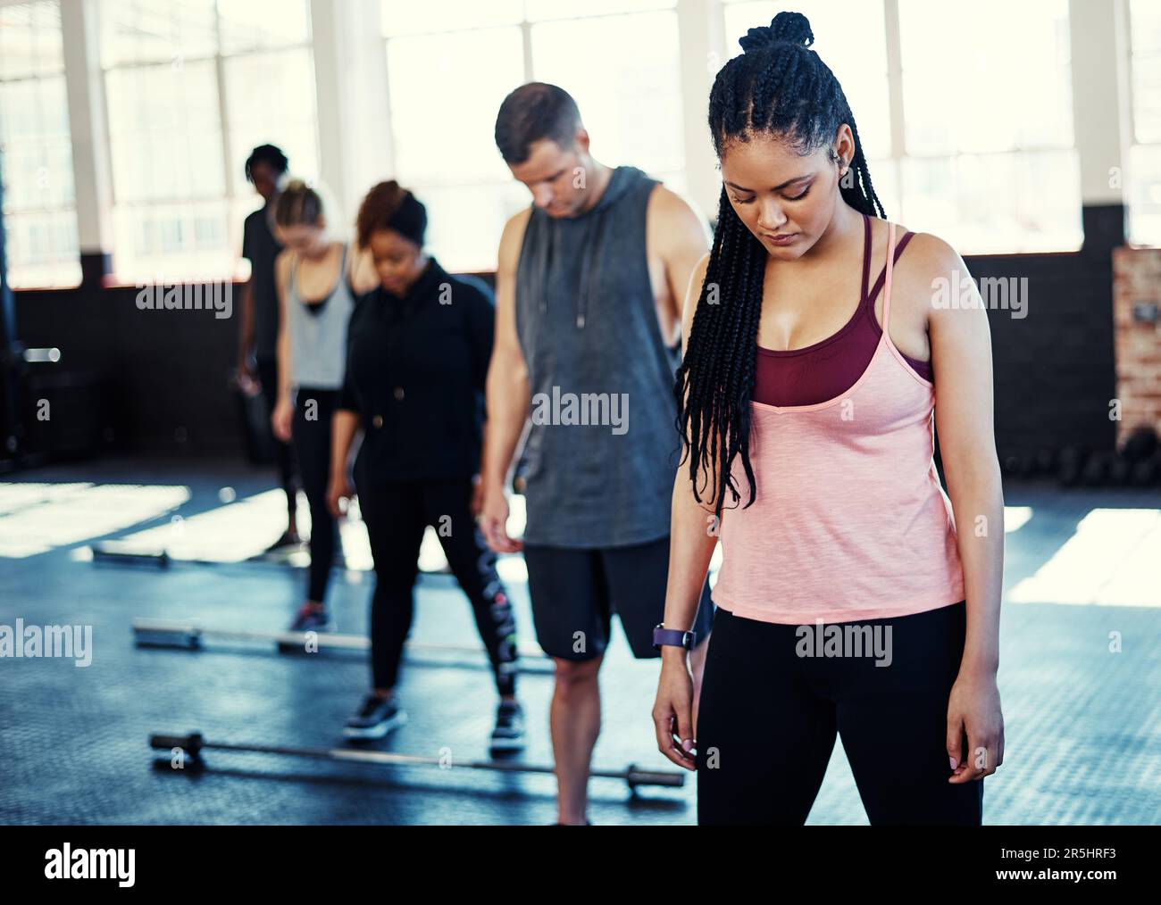 Transform the way you live. a fitness group using steel bars in their ...