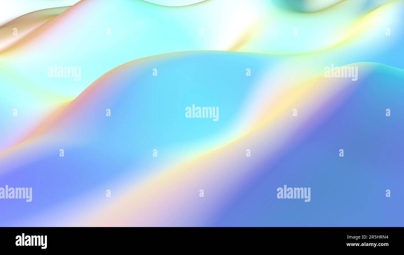 Color wave trendy 3d style intropresentation 3d render Stock Photo - Alamy