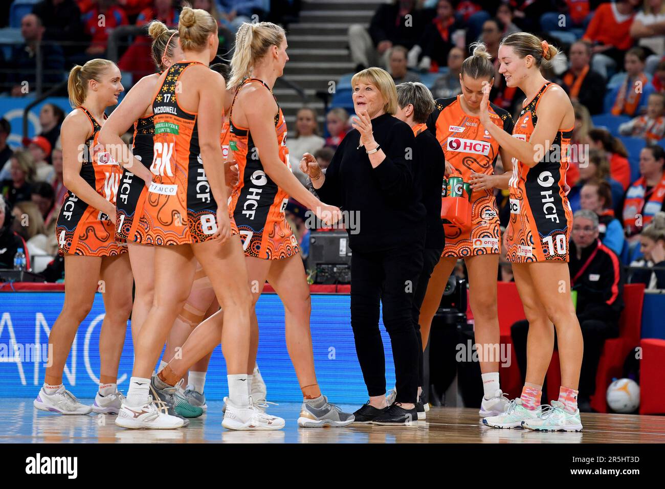 Sydney, Australia. 04th June, 2023. Giants coach Julie Fitzgerald ...