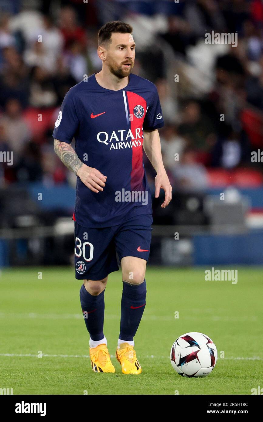 Paris, France. 03rd June, 2023. Lionel Messi of PSG during the French ...