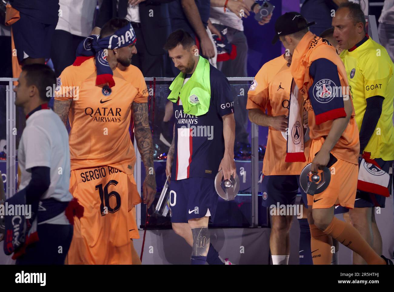 Messi psg 2023 trophy hi-res stock photography and images - Alamy