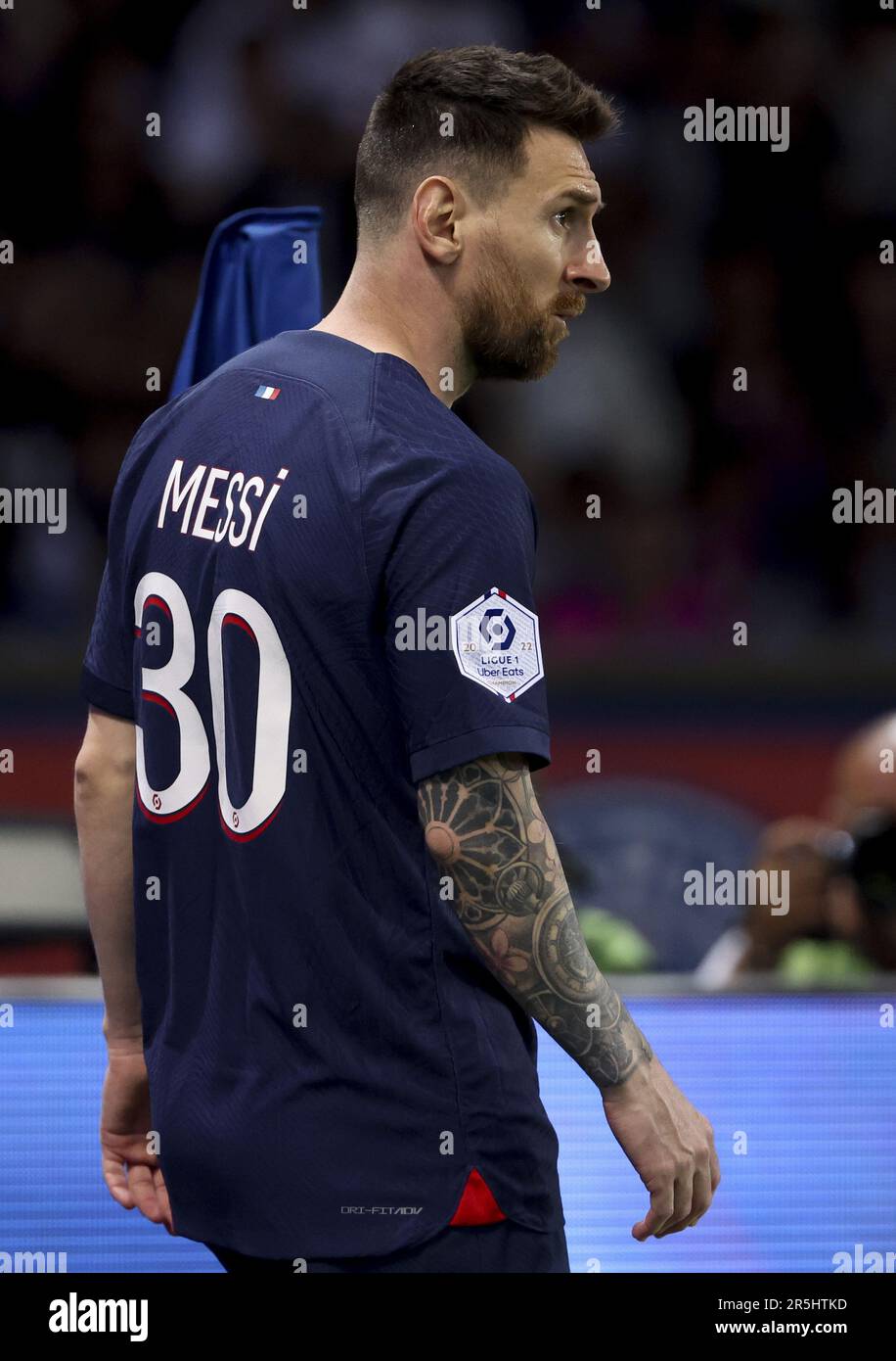 Lionel Messi of PSG during the French championship Ligue 1 football ...