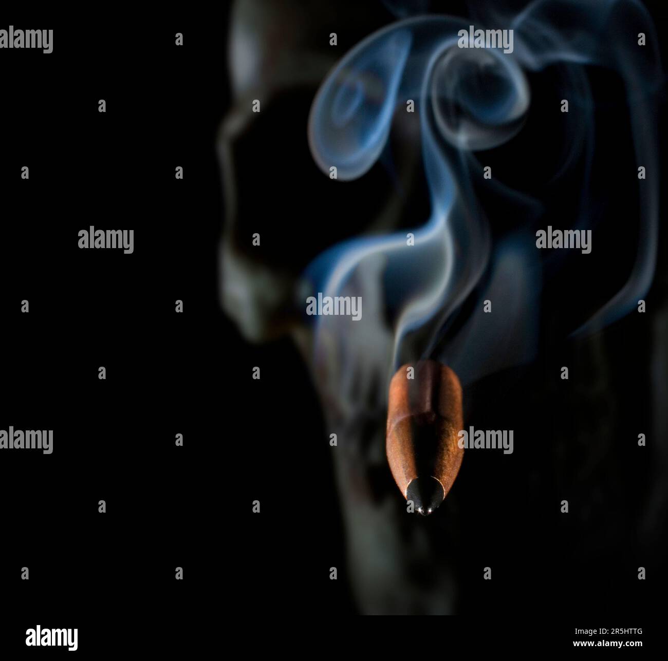 Fired bullet smoking hi-res stock photography and images - Alamy