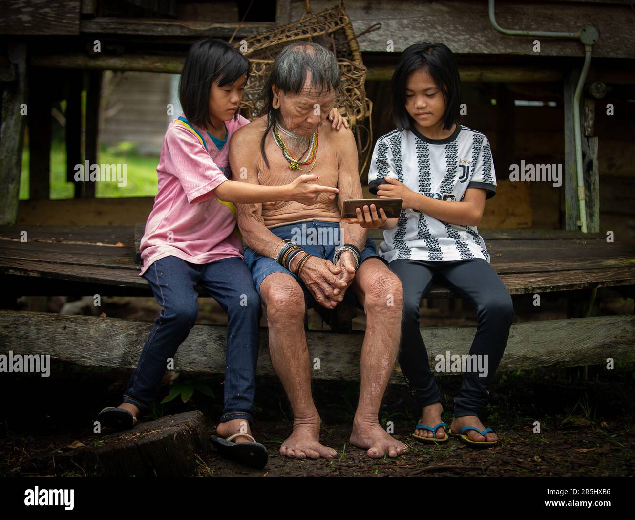 Penan People at Baram District Stock Photo - Alamy