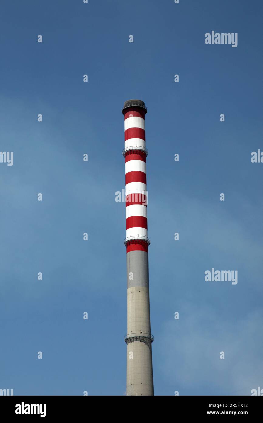 White smoke from factory plant hi-res stock photography and images - Alamy