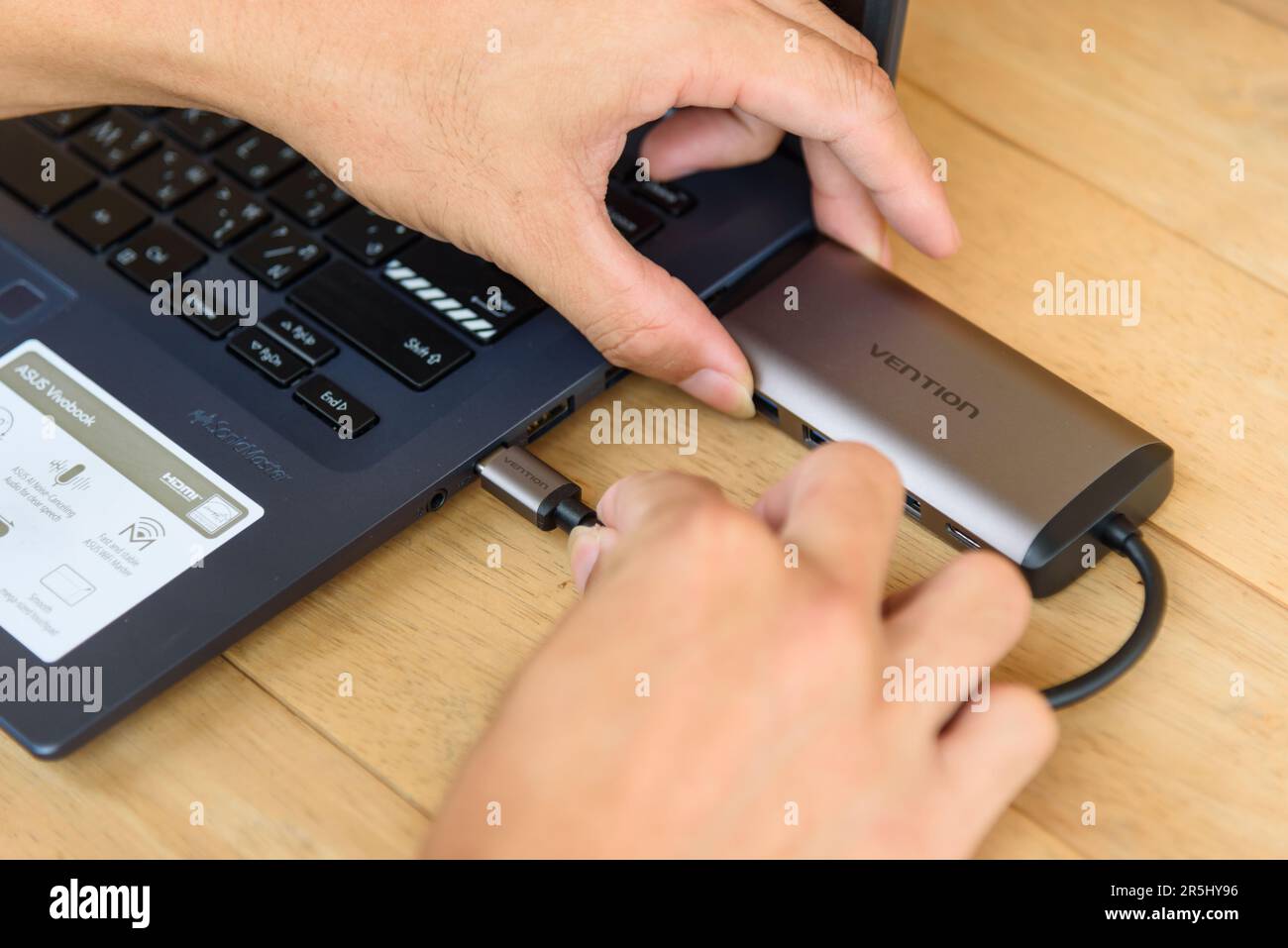 Bangkok,Thailand - May29 , 2023 : Vention The Type C HUB 8 in 1 for ...