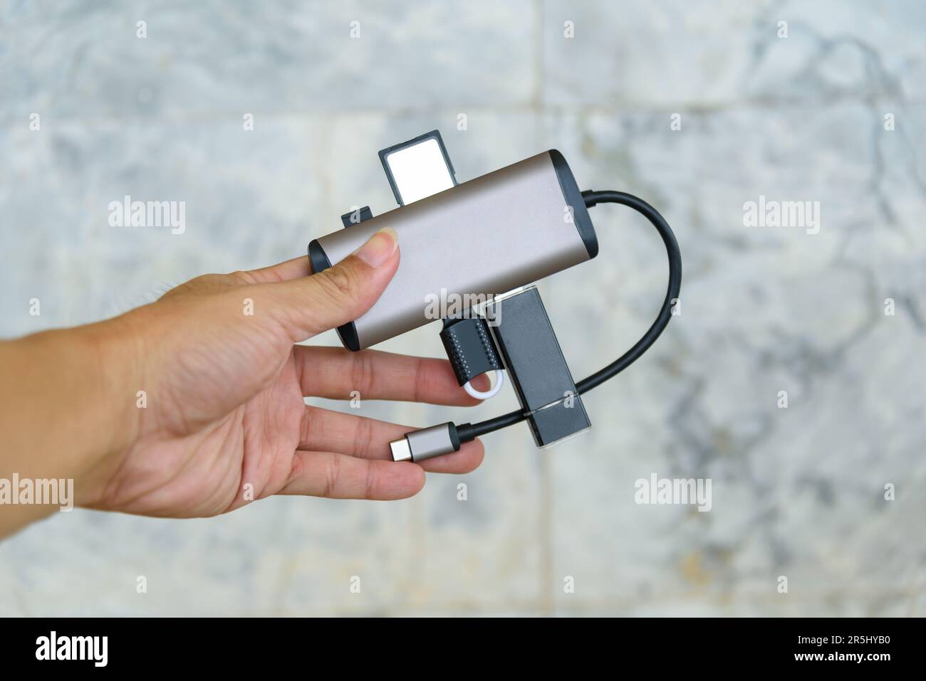 The Type C HUB 8 in 1 for connect any device Stock Photo - Alamy