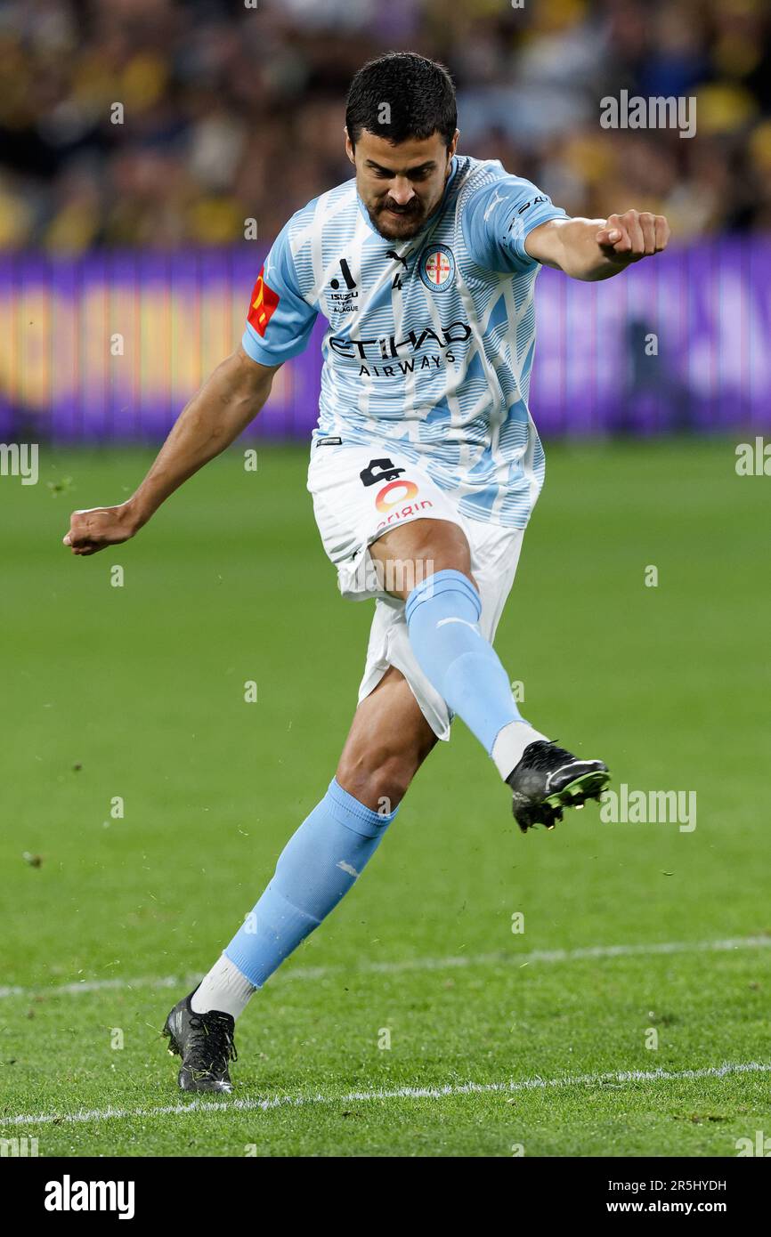 Sydney, Australia. 03rd June, 2023. Nuno Reis of Melbourne City warms ...