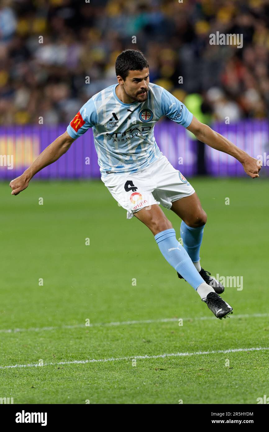 Sydney, Australia. 03rd June, 2023. Nuno Reis of Melbourne City warms ...