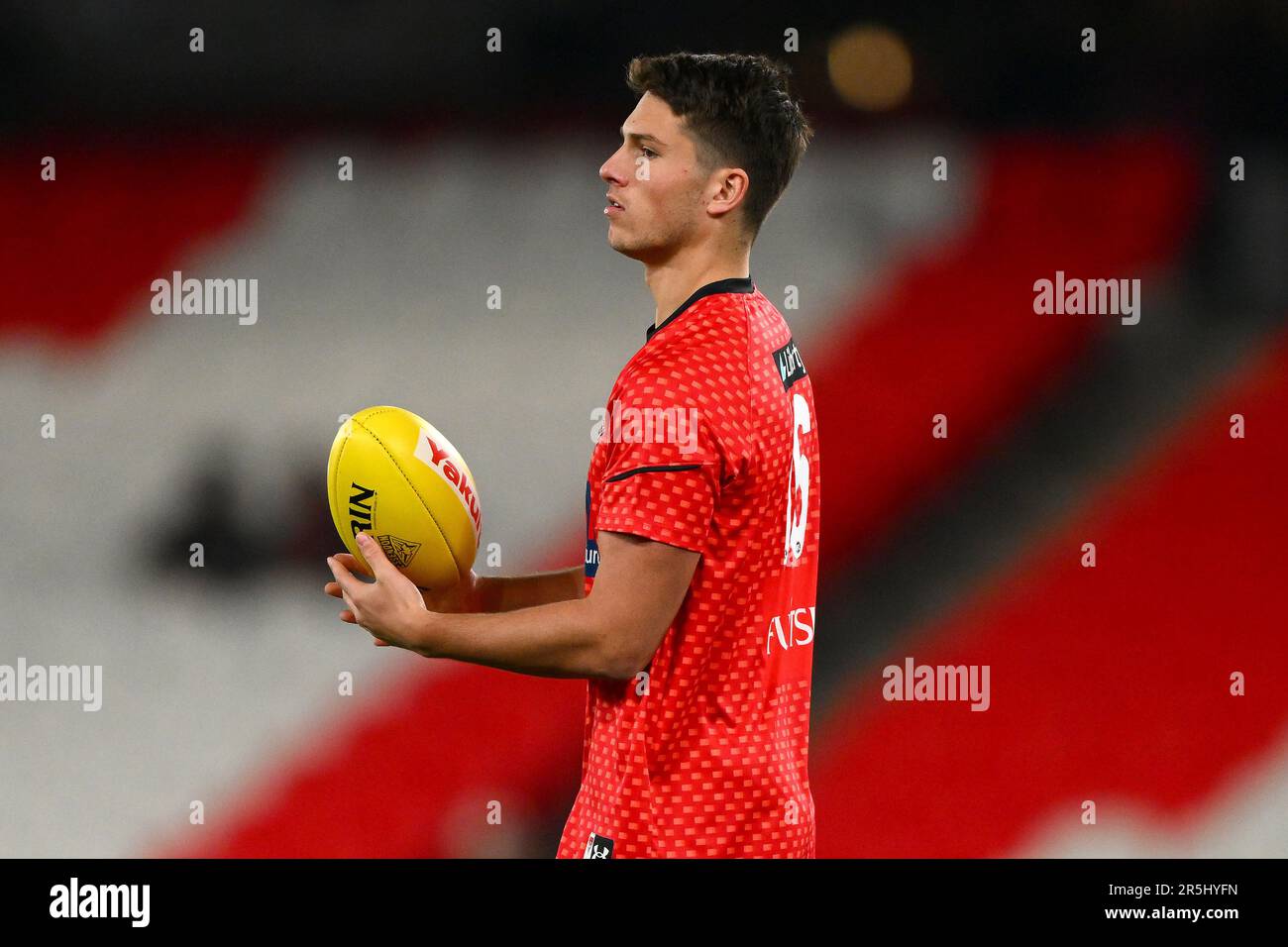 Melbourne, Australia. 04th June, 2023. Archie Perkins of the Bombers ...