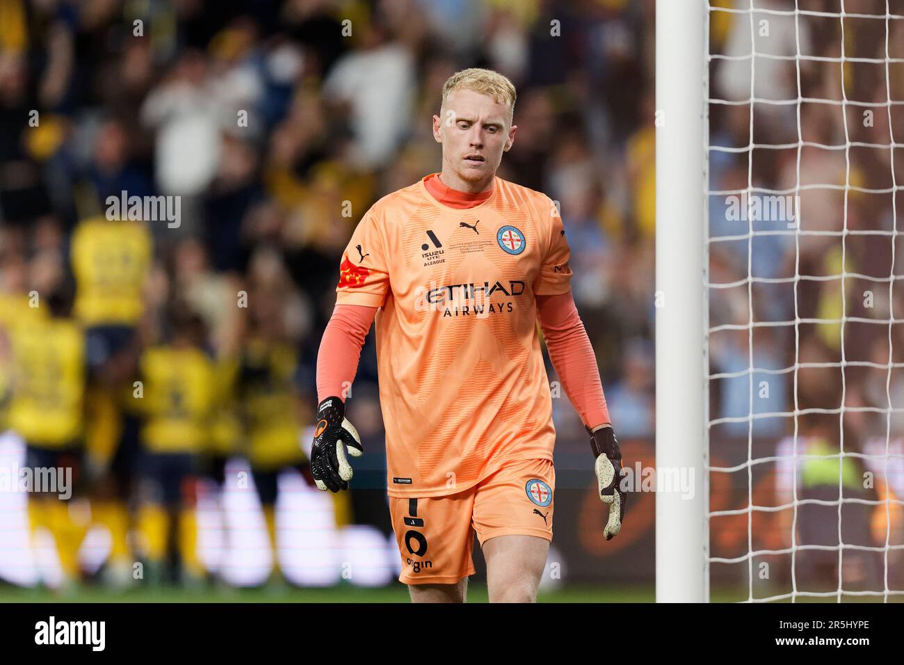 Sydney, Australia. 03rd June, 2023. Tom Glover of Melbourne City reacts ...