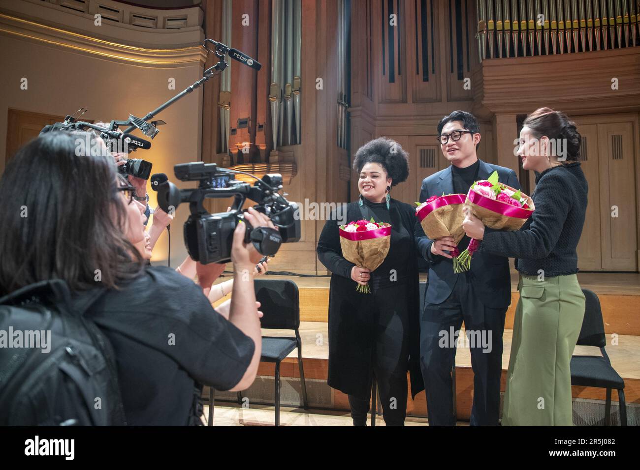 Brussels, Belgium. 04th June, 2023. Second laureate Jasmin White ...