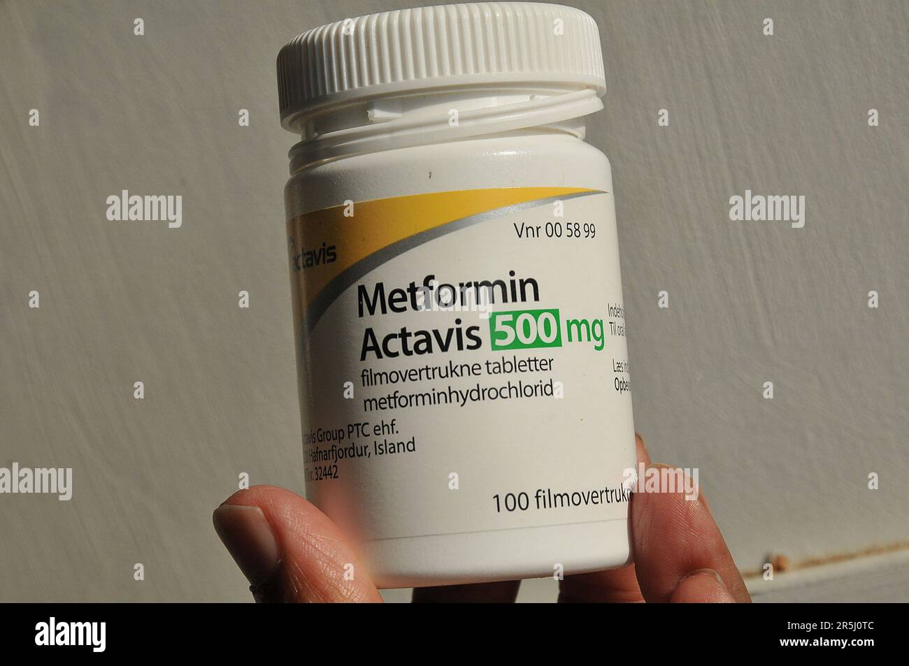 04 June 2023/ Metformin actavis tablets diabets medicne in two bottles ...