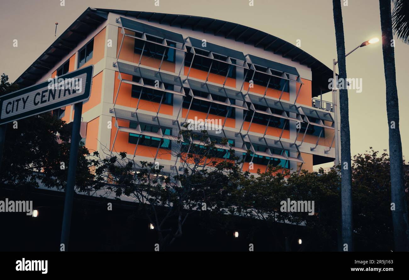 a modern strongly built multi-story building showing engineering and ...