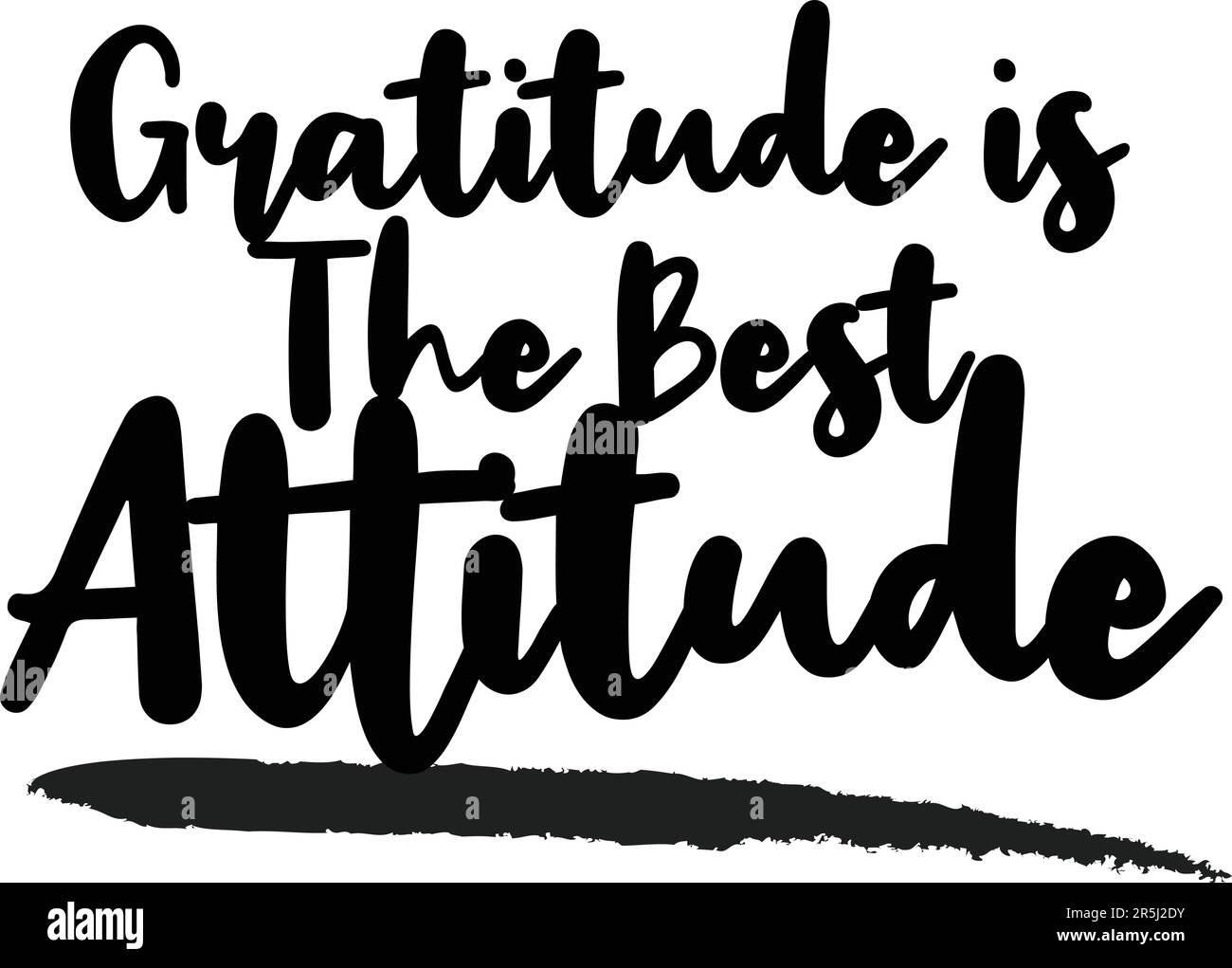 Text Typography Stylish Lettering Phrase Vector Design Stock Vector