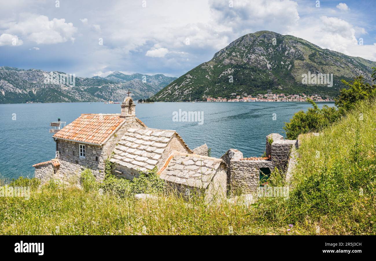 Our Lady of Angels or the Lepetani Orthodox Church seen protecting ...