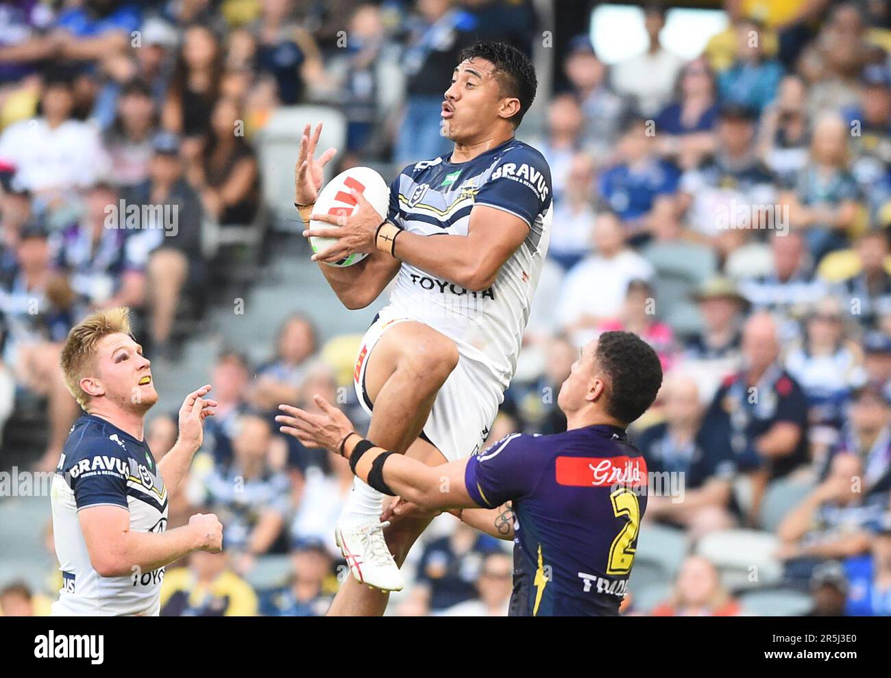 Townsville, Australia. 04th June, 2023. Murray Taulagi of the Cowboys ...