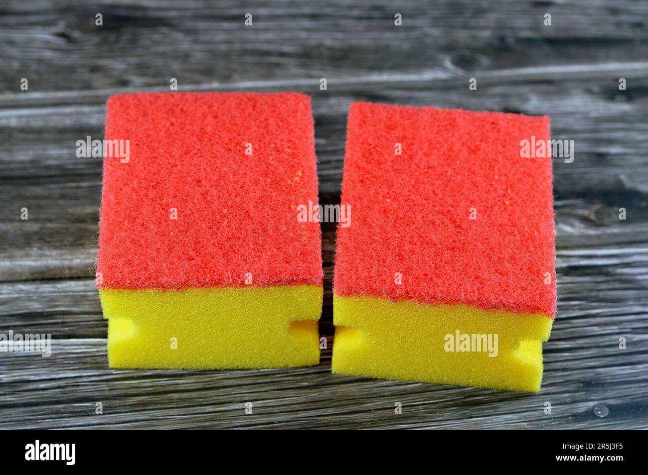 Combo Cellulose and abrasive two sided sponge for cleaning utensils ...