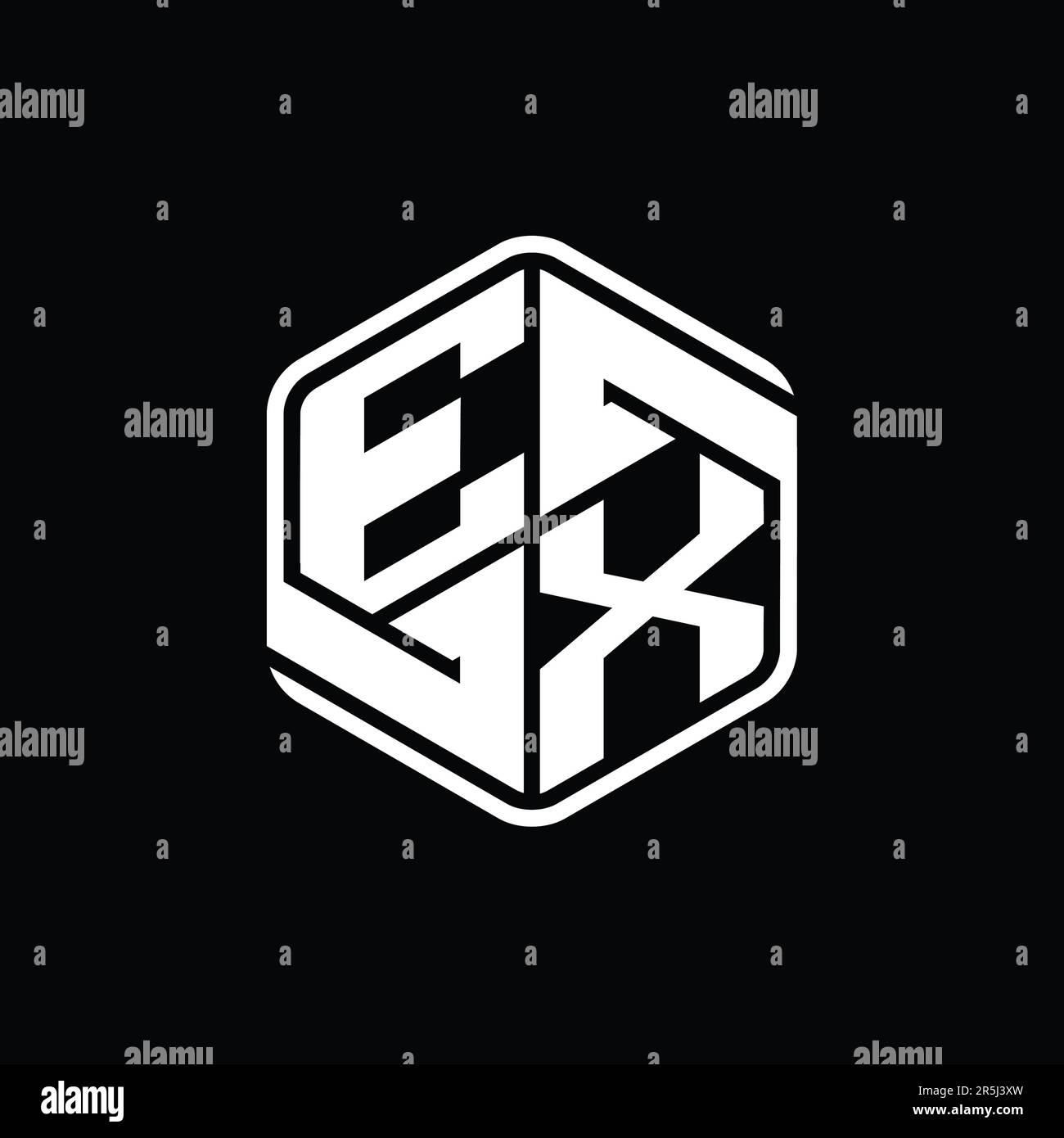 Ex letter logo hi-res stock photography and images - Alamy