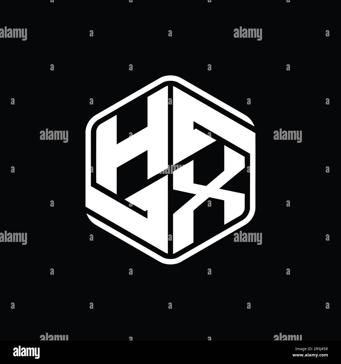 Hx gaming logo hi-res stock photography and images - Alamy
