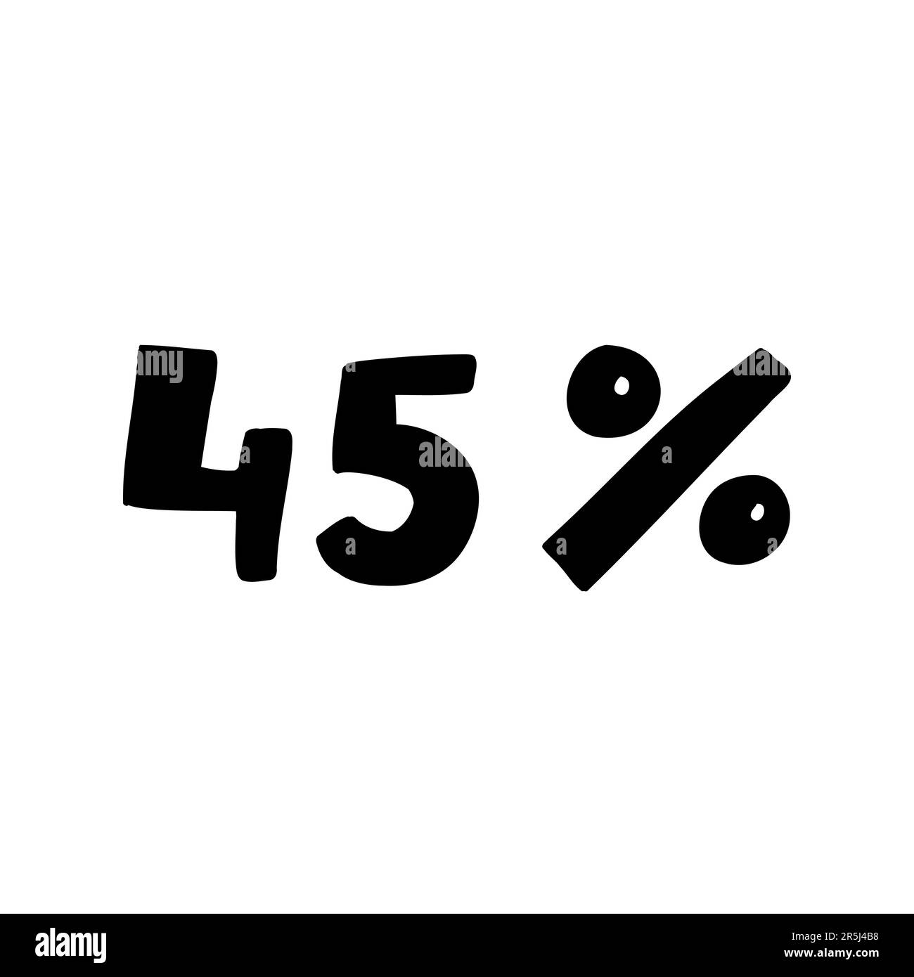 Hand made 20 percent off black ink discount logo special offer ...