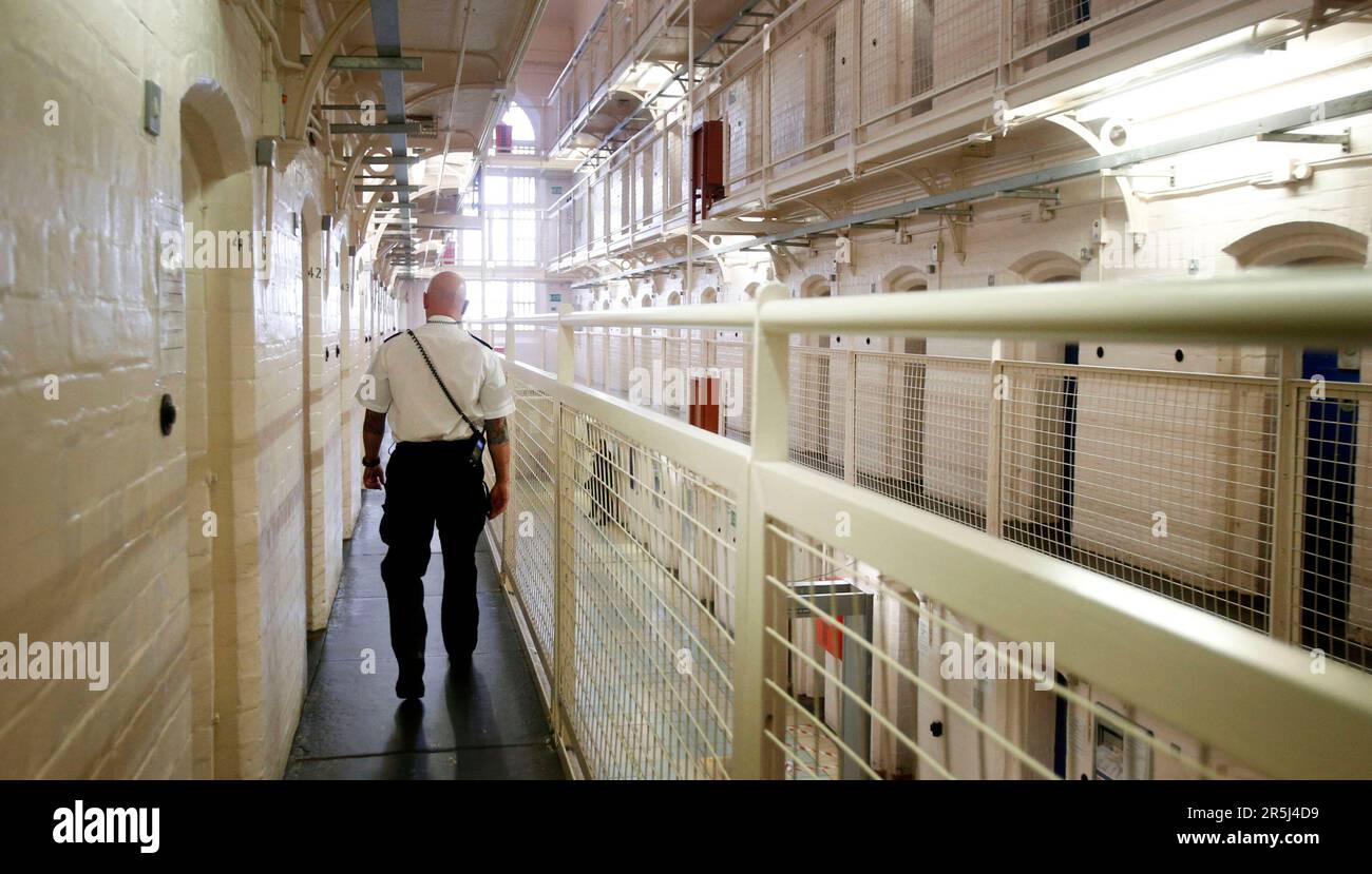 File photo dated 16/10/2013 of a general view of HMP Barlinnie in ...