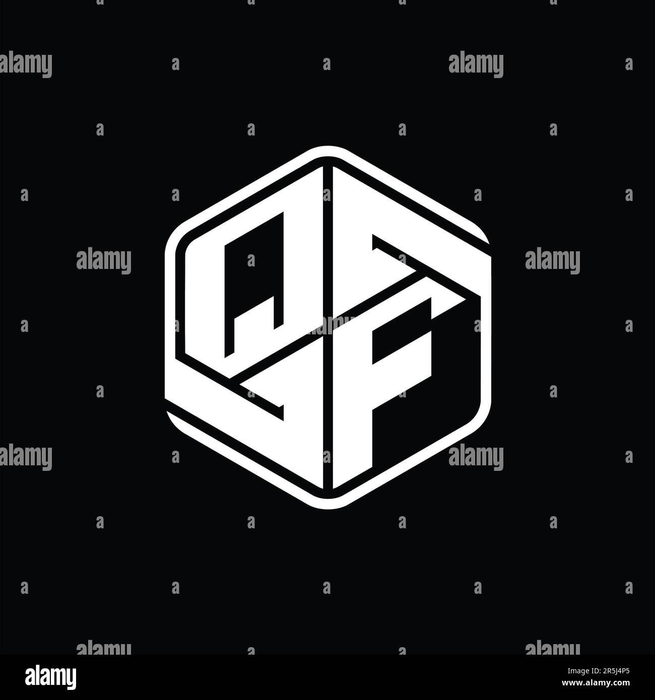 Qf gaming logo hi-res stock photography and images - Alamy