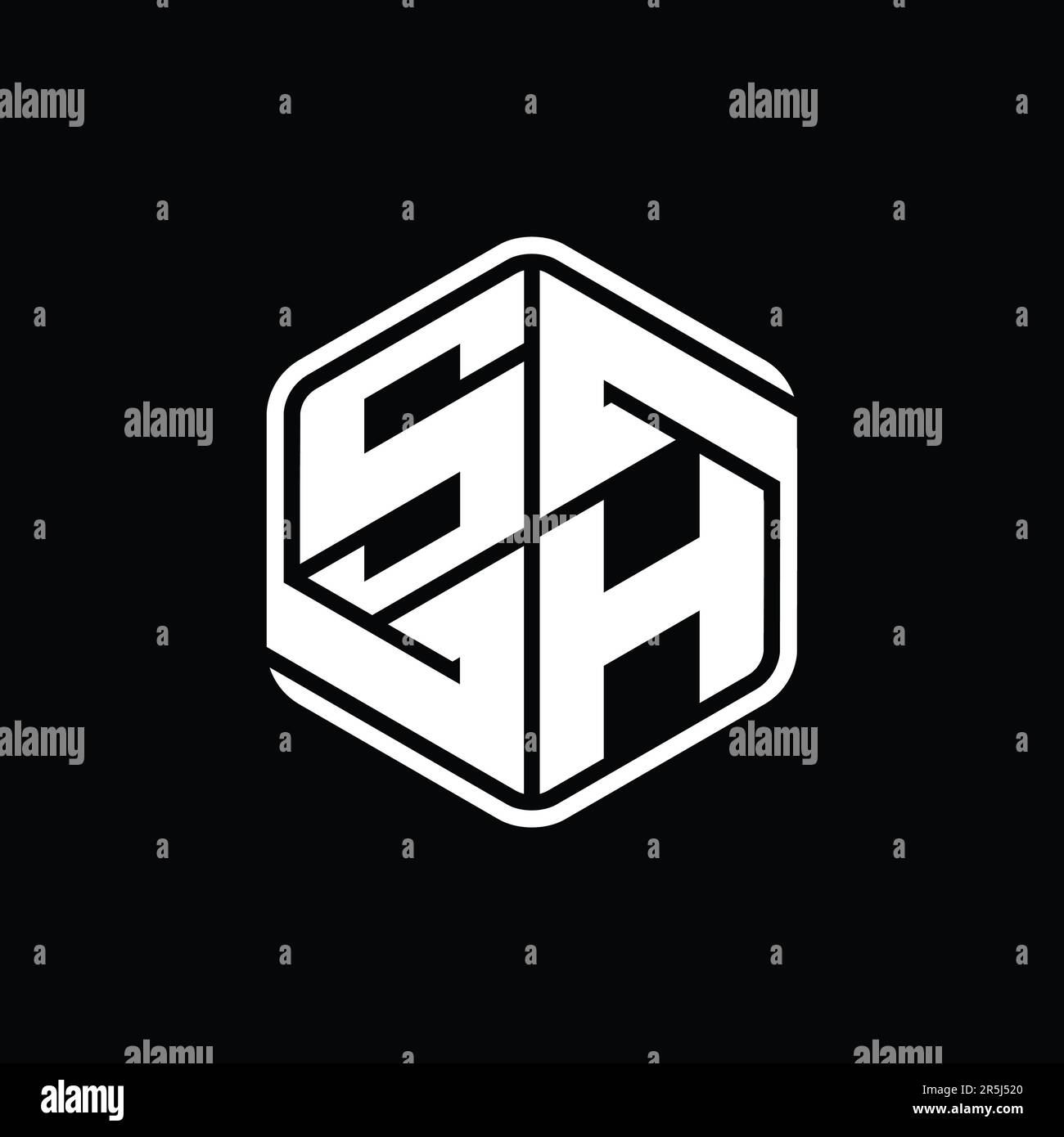 Sh hexagon hi-res stock photography and images - Alamy