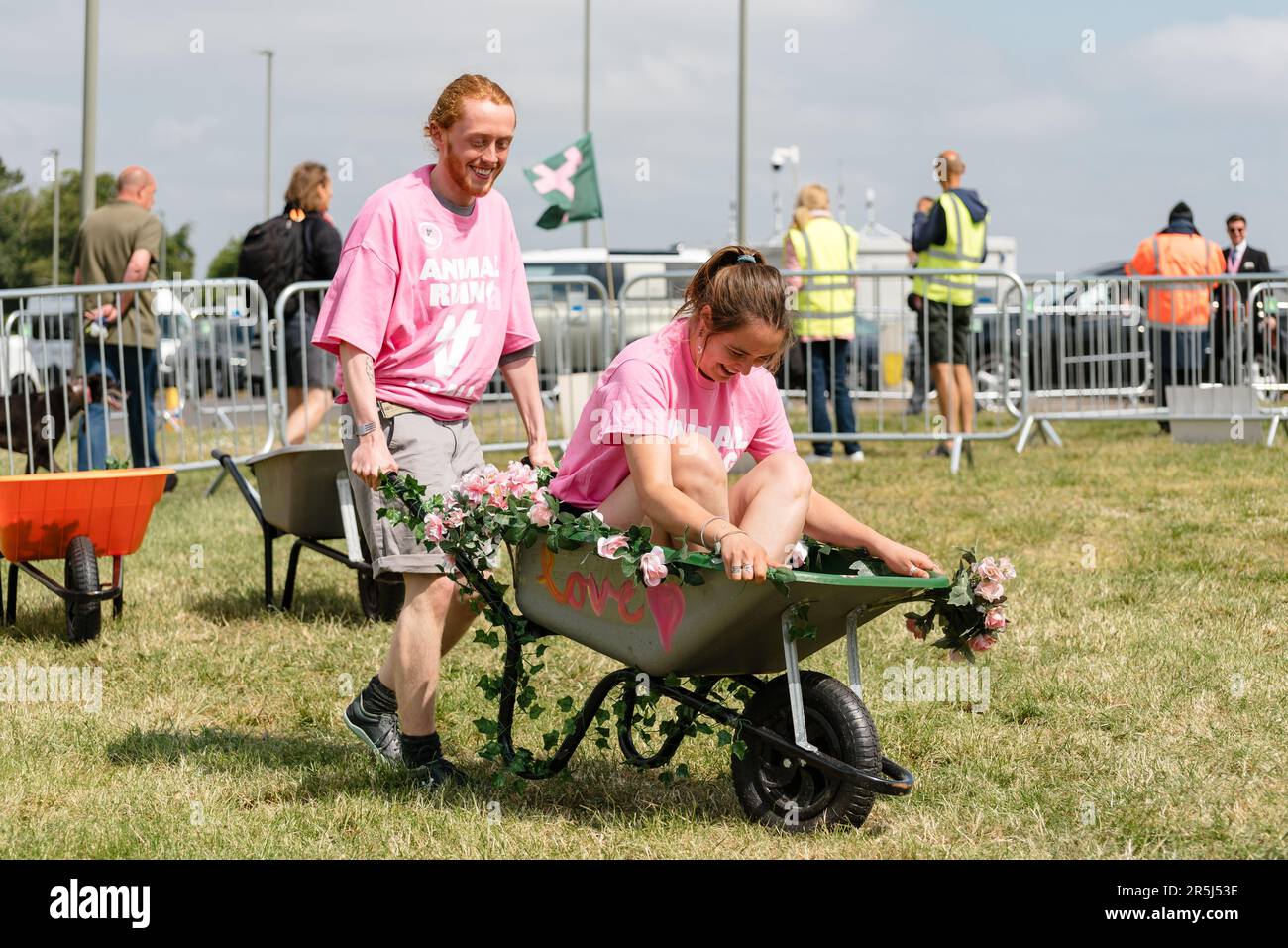 Derby day 2023 protest hi-res stock photography and images - Alamy
