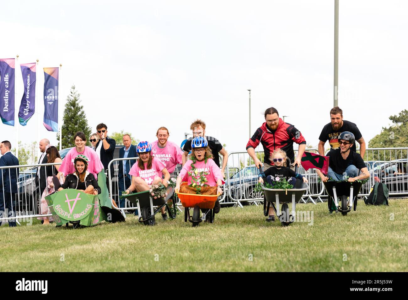 Derby day 2023 protest hi-res stock photography and images - Alamy