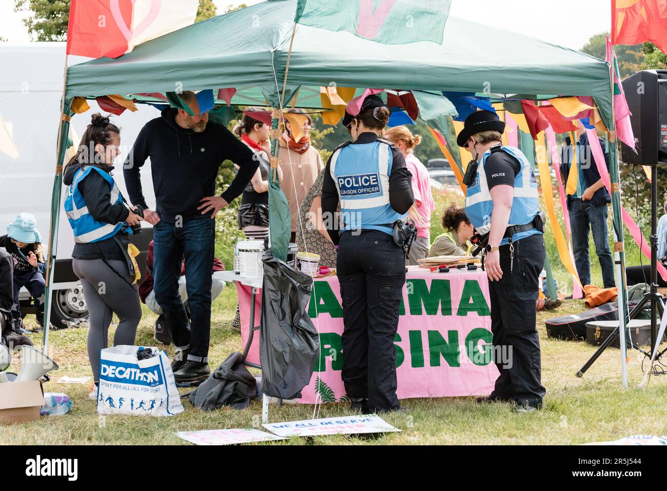 Derby day 2023 protest hi-res stock photography and images - Alamy