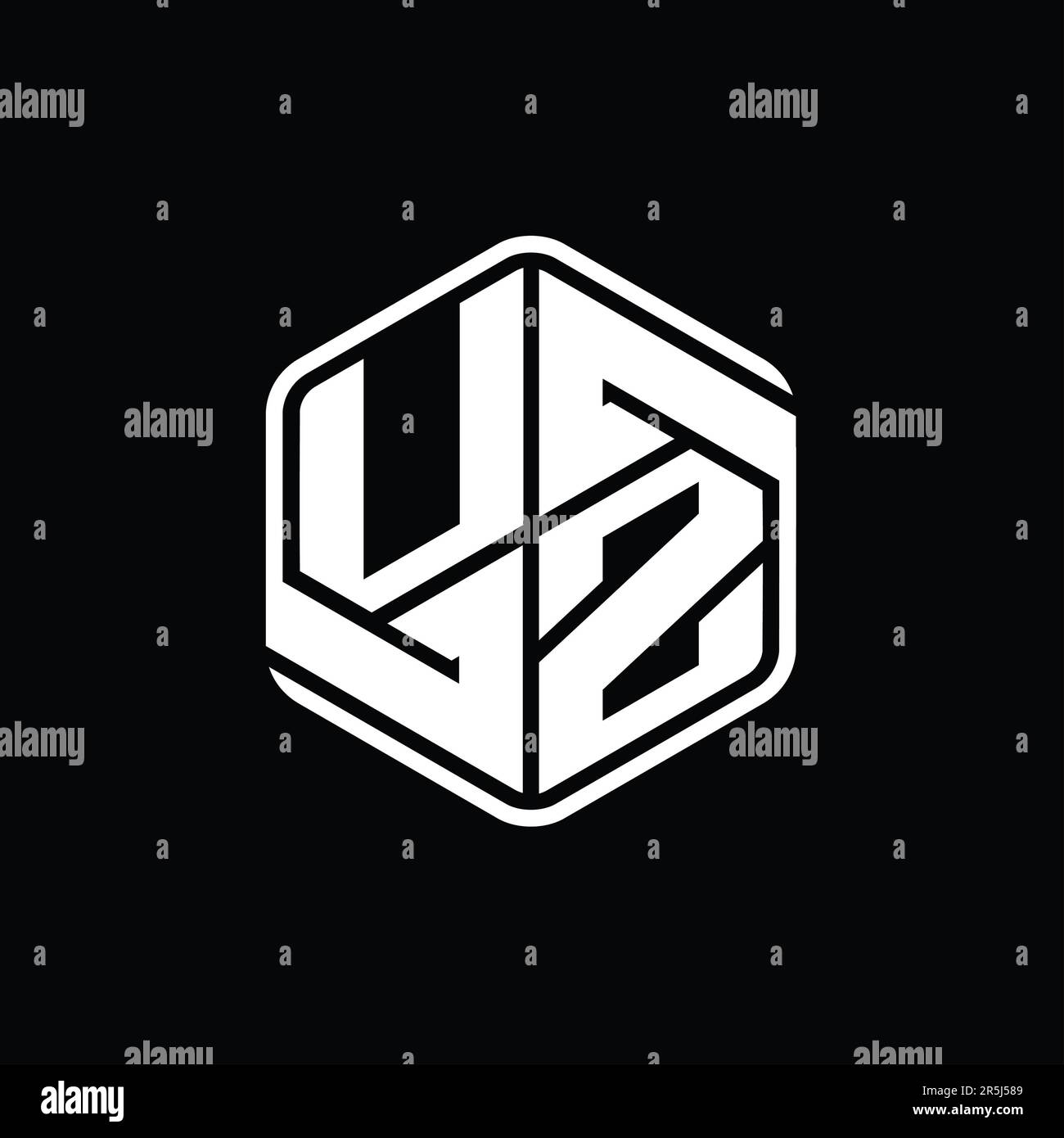 Uz modern logo hi-res stock photography and images - Alamy