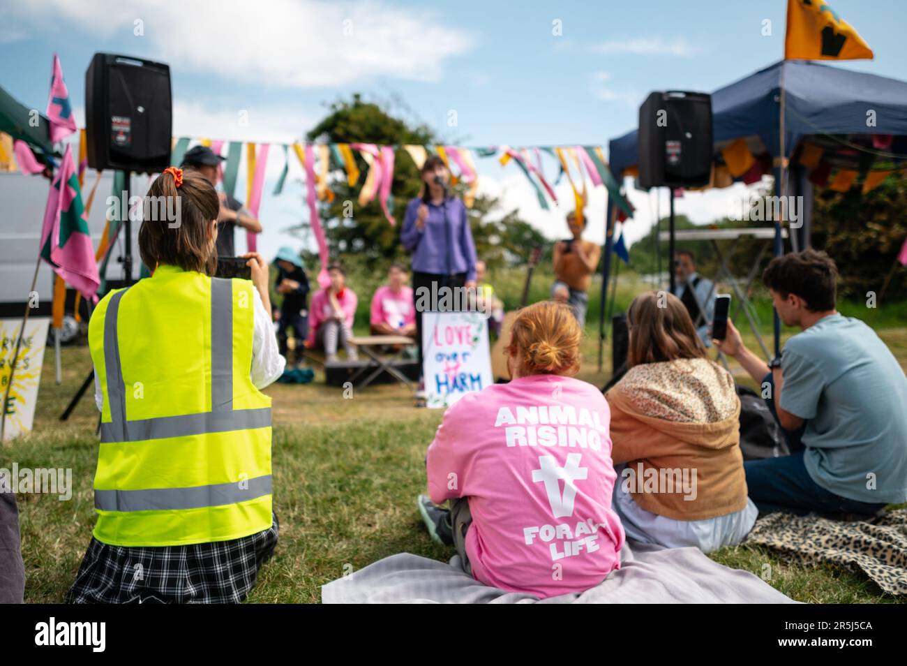 Derby day 2023 protest hi-res stock photography and images - Alamy