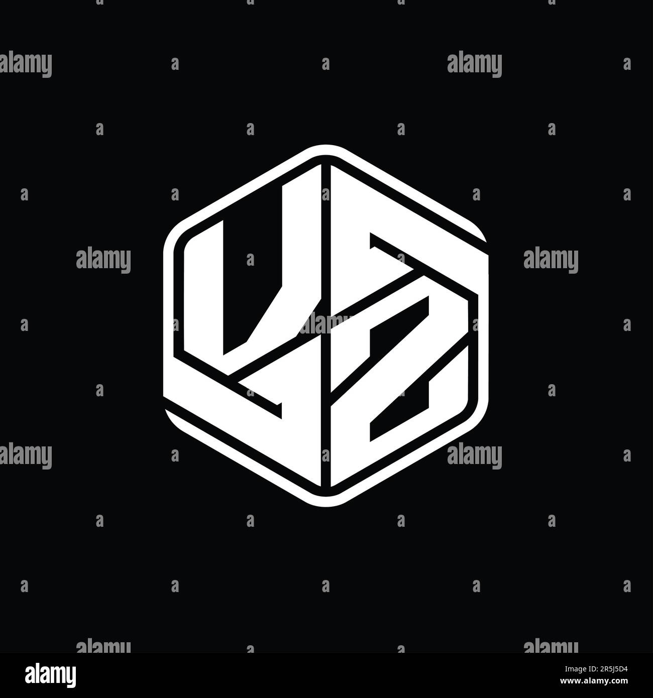 Vz modern logo hi-res stock photography and images - Alamy