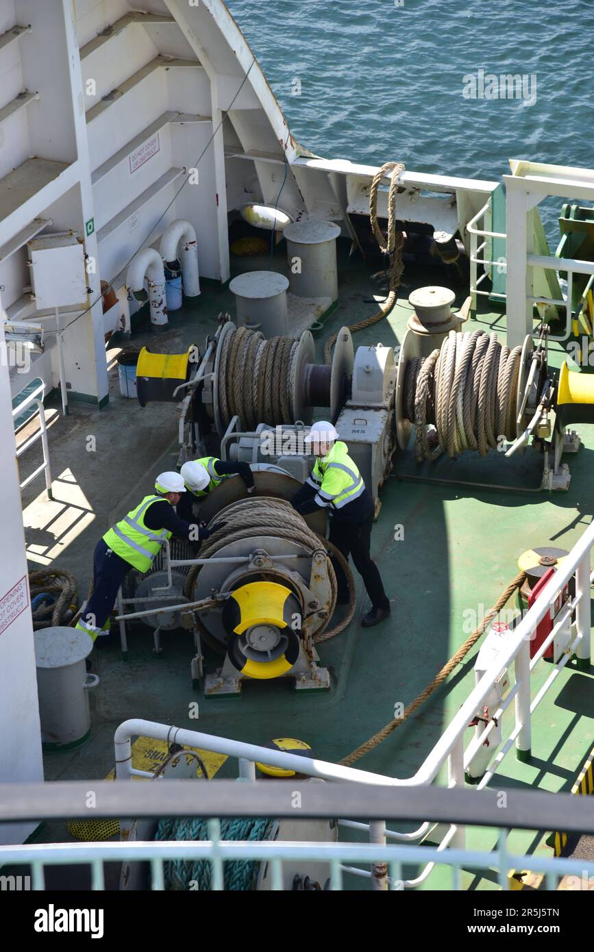 Irish Ferries new cruise ferry on the Irish Sea MS OSCAR WILDE pictured ...