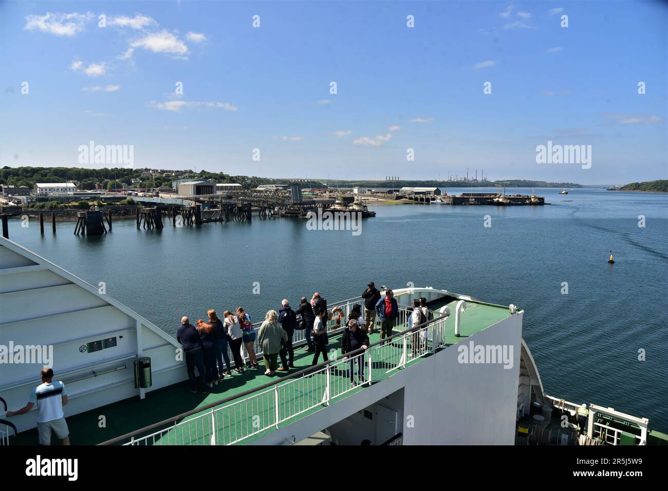 Irish Ferries new cruise ferry on the Irish Sea MS OSCAR WILDE pictured ...