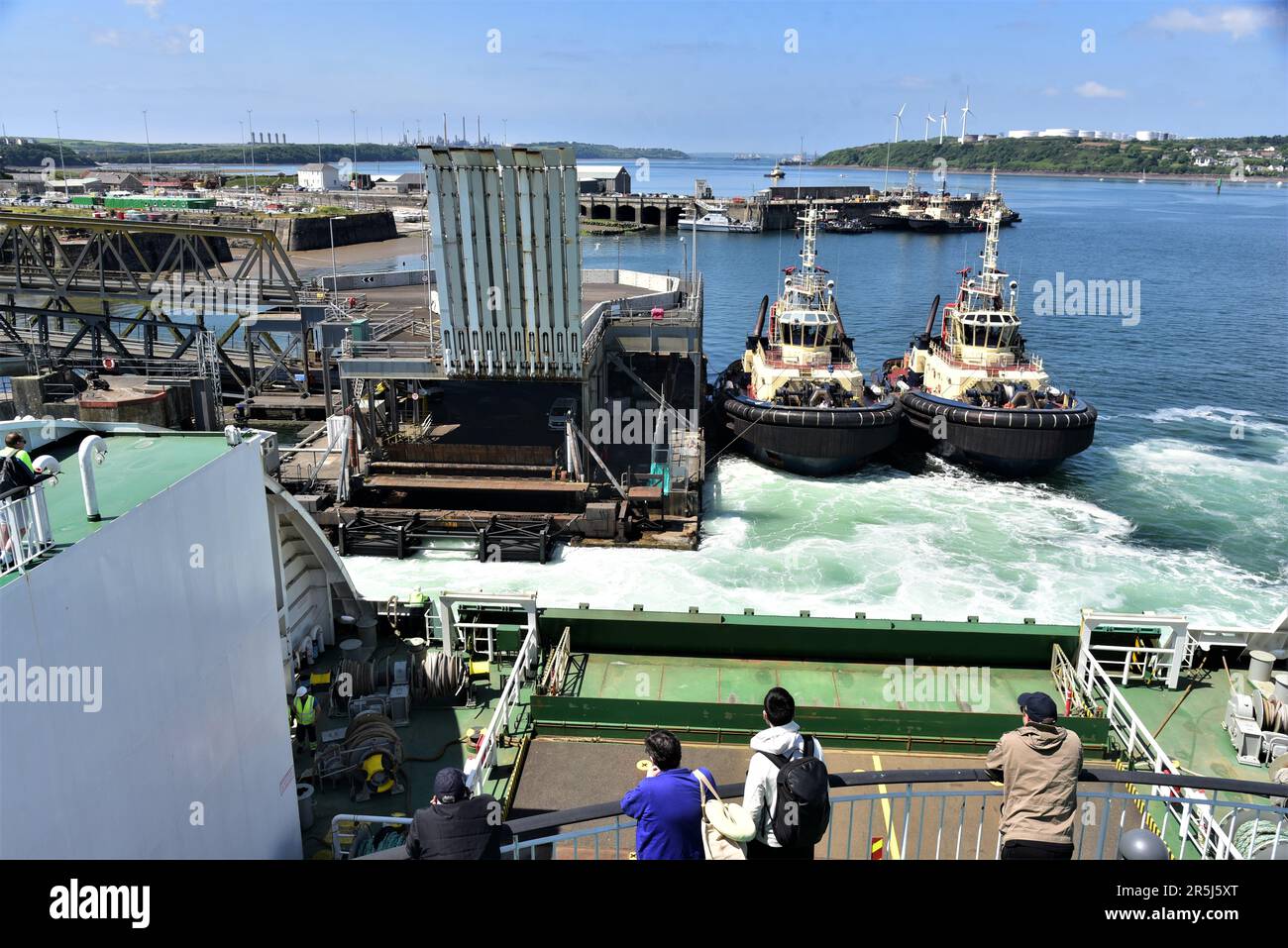 Irish Ferries new cruise ferry on the Irish Sea MS OSCAR WILDE pictured ...