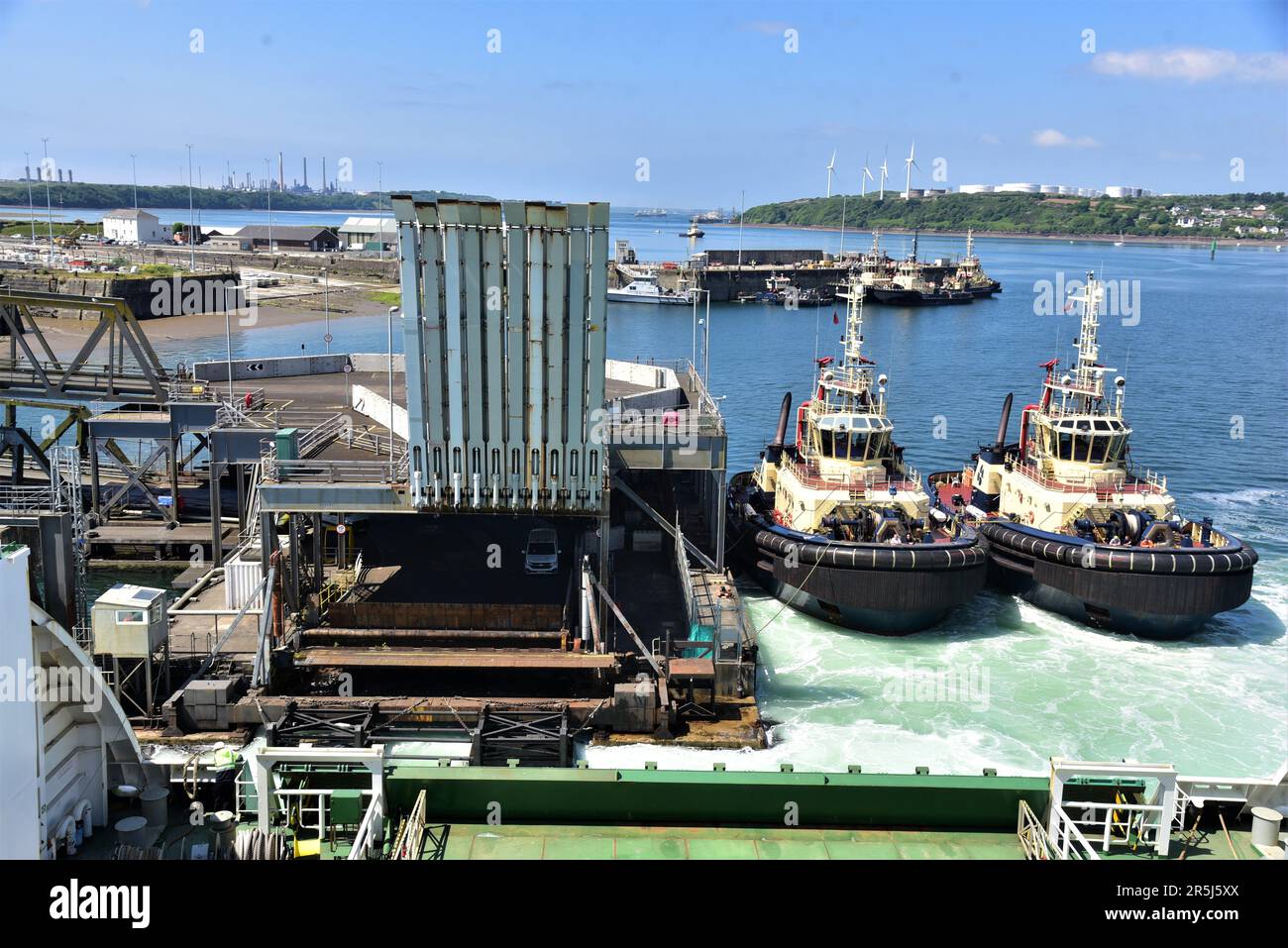 Irish Ferries new cruise ferry on the Irish Sea MS OSCAR WILDE pictured ...
