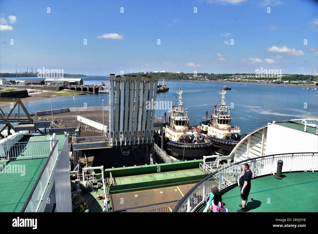 Irish Ferries new cruise ferry on the Irish Sea MS OSCAR WILDE pictured ...