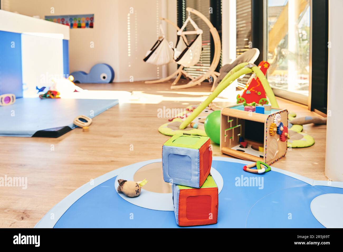 Empty daycare interior children hi-res stock photography and images - Alamy