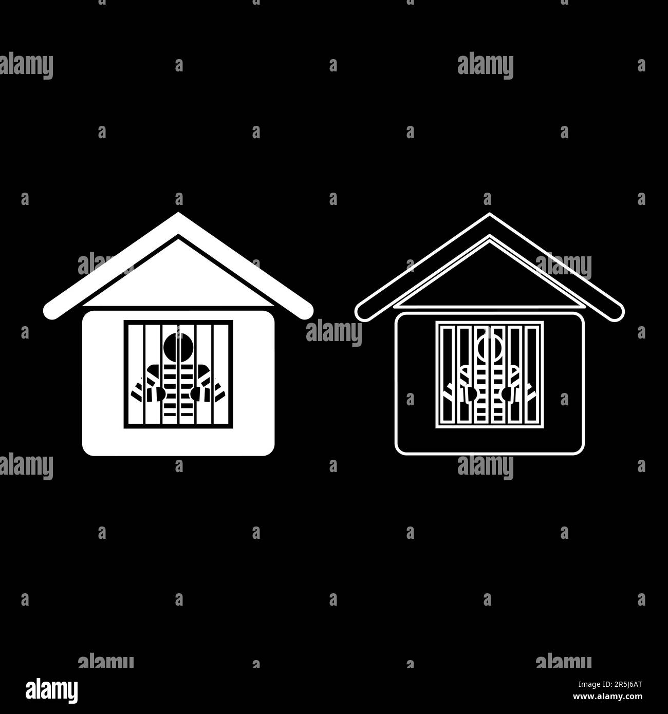 Jail sentence Stock Vector Images - Alamy