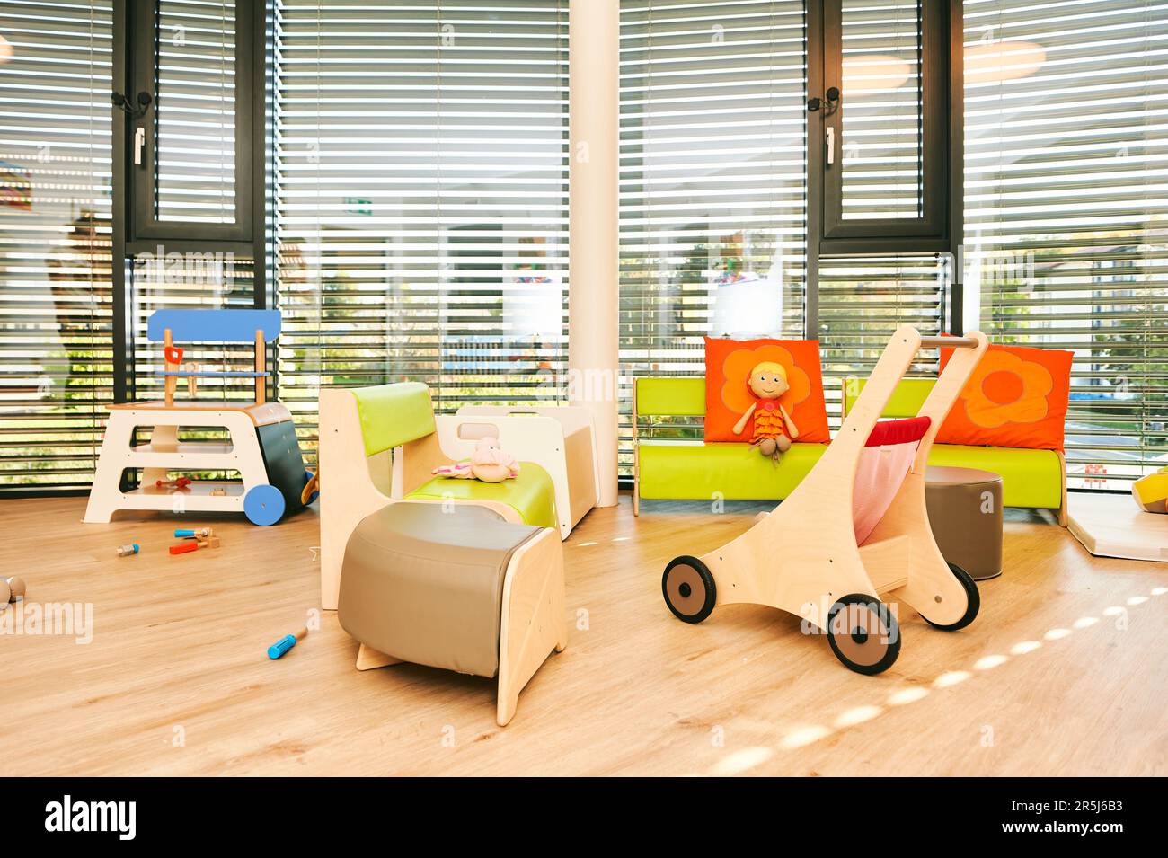Empty daycare interior children hi-res stock photography and images - Alamy