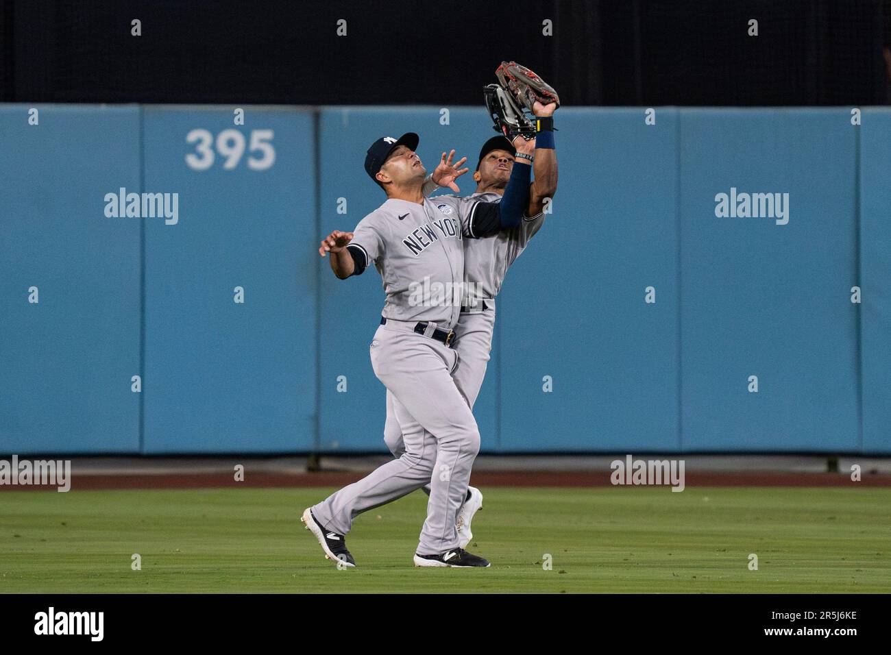 New York Yankees center fielder Greg Allen (30) makes a catch after ...