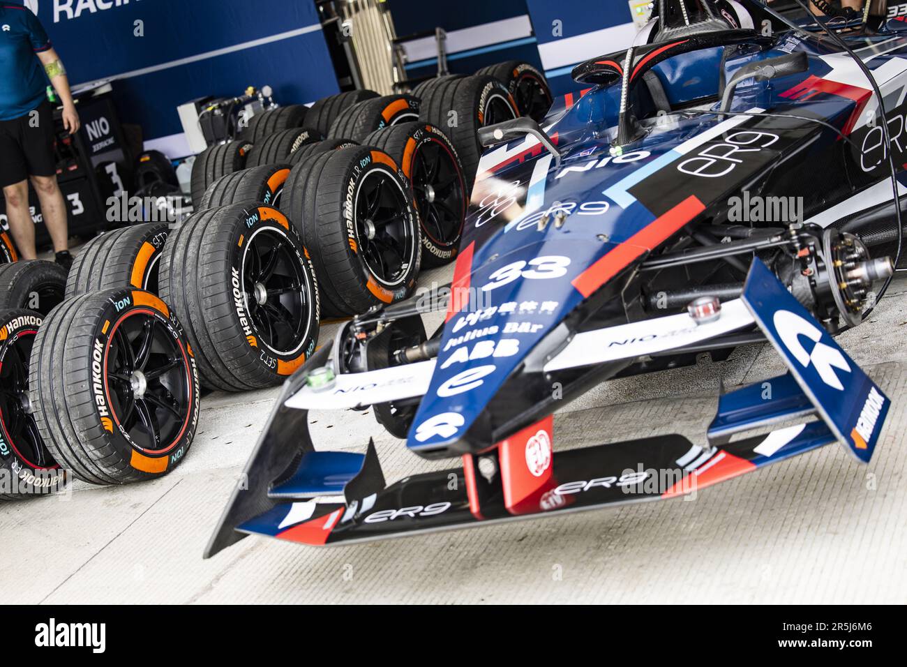 Tyre, tire during the 2023 Jakarta ePrix, 8th meeting of the 2022-23 ...
