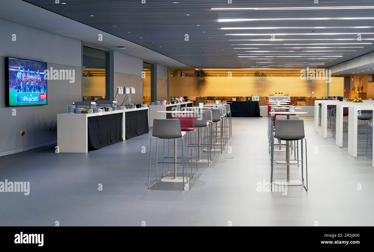 In the VIP snack area at Civitas Metropolitano arena Stock Photo - Alamy